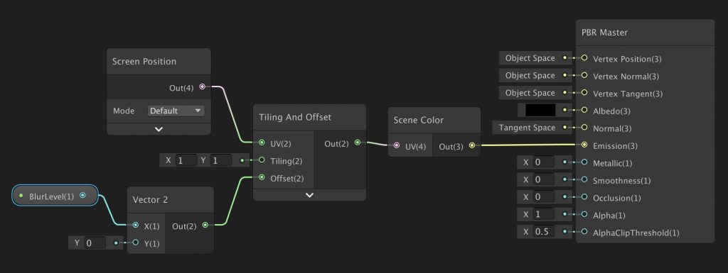 Blur Shader using Shader Graph in Unity3D - codinBlack Blur Shader using Shader Graph in Unity3D - codinBlack